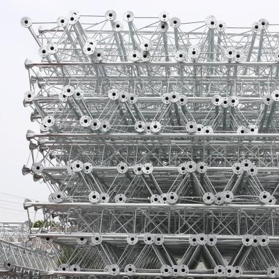 China 120 Fuß 3 Bein-Rohr-selbsttragender Fernsehturm-heißer Bad-galvanisierte zu verkaufen