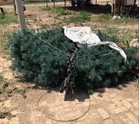 China 30 M Telecom Pine Tree Monopole Self Supporting Antenna Mast for sale