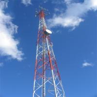China 4 Legged Communication Self Supporting 30m Angle Steel Tower for sale