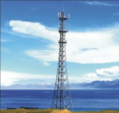 China Radio del pie Astm del acero 100 del ángulo y transmisión de la señal de comunicación de la torre de la televisión en venta