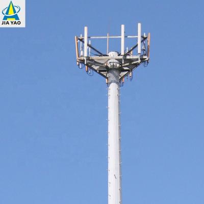 中国 Oemのアンテナ30m Monopole鋼鉄タワーの自己支持のマストのWifiの電気通信 販売のため