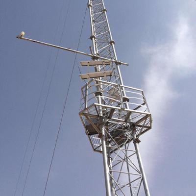 China Q345 galvaniseerde de Tubulaire Telecommunicatie van de Staaltoren Te koop