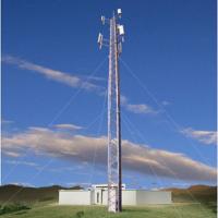 China Triangular 3 Legged Guyed Wire Tower Communication Radio for sale