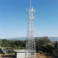 China 50m 60m Angle Galvanized Tower Hot Dip 4 Legged for sale