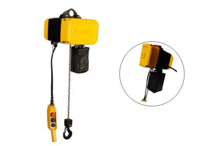 China Single Phase 1000KG Electric Chain Hoist Electric Chain Fall With Hook / Trolley for sale