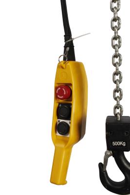Cina Piccolo tipo portatile blocco a catena elettrico dello SG per uso del magazzino, 220-460V 500kg in vendita