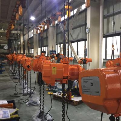 Cina Tonnellata elettrica 200 del paranco a catena 1 di velocità variabile - ascensore standard 3m di volt 600v in vendita