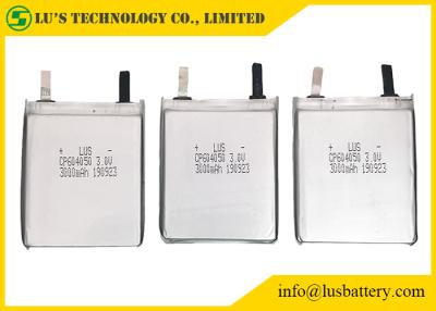 중국 추적 가능한 장치를 위한 비 충전식 리튬 폴리머 배터리 CP604050 3 볼트 판매용