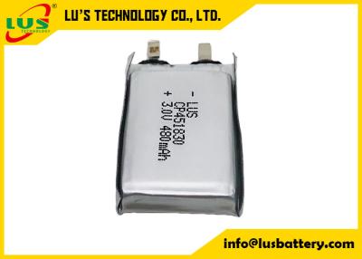 China Flexible Packaging Lithium Manganese Battery CP451830 Thin Lithium Ion Battery 3V 480mah for sale