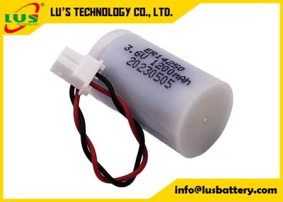 China Batería no recargable de cloruro de tionilo de litio (Li-SOCl2) ER14250 1/2 tamaño AA 3,6 V 1200 mAh con estuche impermeable for sale
