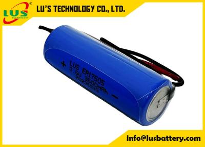 China 3600mAh Battery ER17505 Primary Lithium Cell Battery A Size 3.6V Li-SOCl2 Battery With OEM Terminals for sale