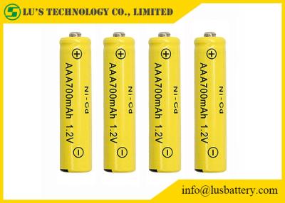 China Professional NICD AAA 700mah Rechargeable Batteries Wide Temperature Range for sale