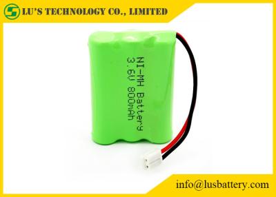 China Long Service Life 3.6 V NIMH Battery Pack 3.6 Volt 800mah Phone Battery for sale