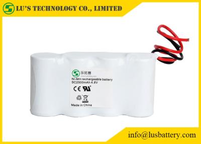 China Nickel Metal 1.2 V Rechargeable Battery 2500mah Nimh 4.8v For High Energy Density for sale