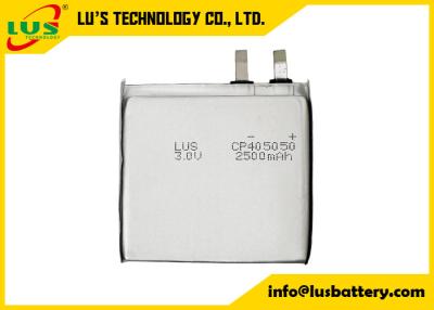 Cina Batteria esile LiMnO2 delle cellule del sacchetto NESSUN CP405050 ricaricabile 2400mAh 2500mAh in vendita