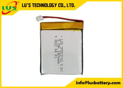 중국 CP503742 3V 1900mAh 특수 얇은 셀 리?? 배터리 3 볼트 평면 리?? 배터리 3V CP503742 판매용