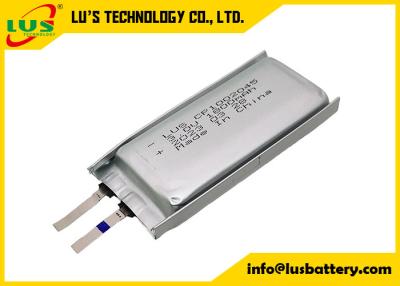 China Non-rechargeable Thin lithium-ion soft pack battery cell CP1002045 3.0 volt lithium battery 2000mah for sale