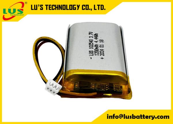 Batteria lipolimerica 4.44Wh 3.7 V Batterie Lipo 1200mAh LP102540 batteria al litio 3.7Volt cella batteria