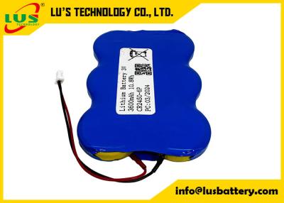 China Bateria de lítio 3V CR2450-6P 3600mah bateria não recarregável OEM for sale