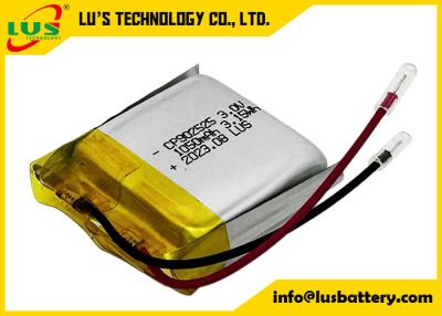 China Cp902525 Soft Pack Lithium Manganese Battery 1050mah 3V Disposable battery for sale