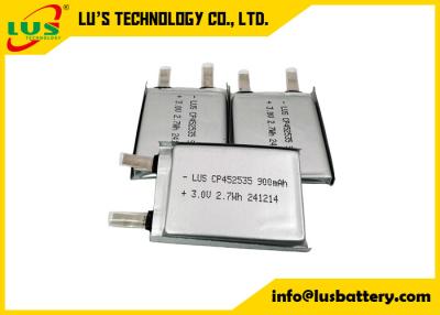 China 3V Li-MnO2 soft battery 900mah CP452535 soft package lithium primary battery OEM for sale