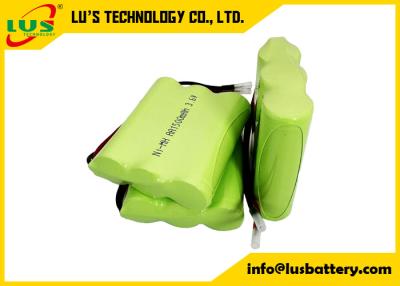 China 3.6volt 1500mah rechargeable battery AA size NIMH battery pack 3.6V customized for sale