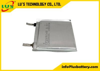 China Soft LiMnO2 Primary Lithium Battery CP265045 1250mah Customized Terminals for sale