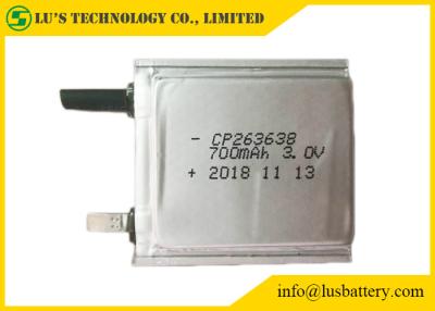 CP263638 Primary Lithium Battery 3.0V 700mAh Ultra Thin Cell For RFID