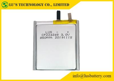 China LiMnO2 850mah Flexible Lithium Battery CP224248 Non Rechargeable for sale