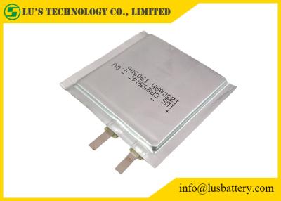 China CP255047 3.0v 1250mAh Lithium Ion Battery Custom Terminals for sale