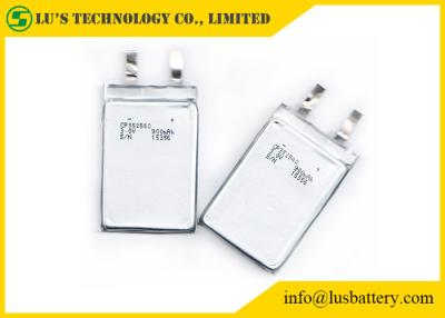 중국 민간인 분야를 위한 주문을 받아서 만들어진 맨끝 3.0v 900mah 얇은 리튬 전지 CP352540 판매용
