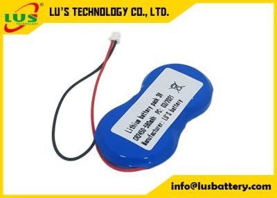 China 3v 1200mah Limno2 Battery Pack CR2450-2P 2P Connector  No Rechargeable for sale