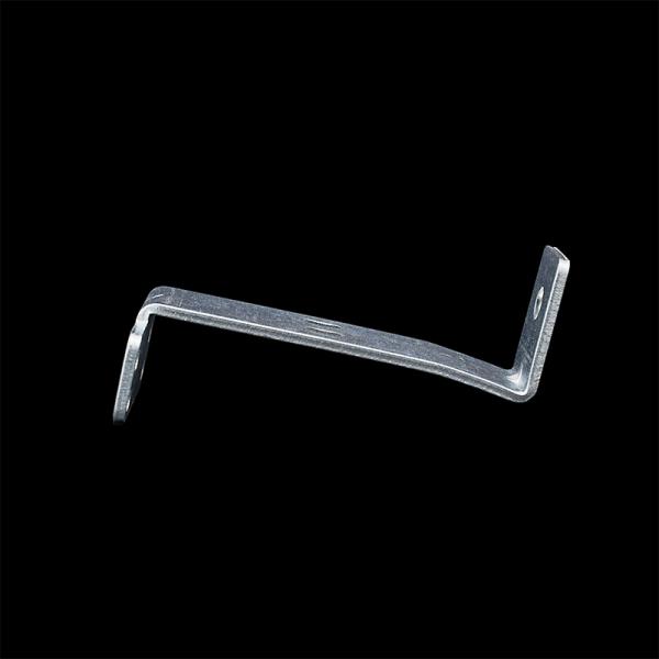 Quality Z Shaped Bracket Sheet Metal Stamping Parts Cold Dipped Galvanized for sale