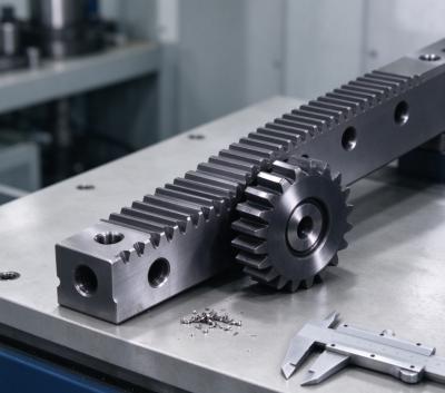 China Rack Gears CNC Milling Parts Steering Linear Drive Pinion Components Custom for sale