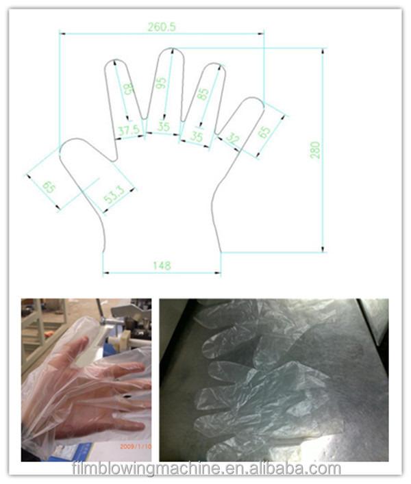 Computer Control Disposable Glove pe Making Machine