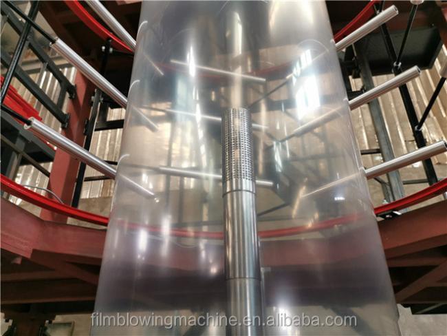 High Output PBAT PLA IBC ABC Multi Layer Three Layer Rotary Die Film Blowing Machine For PE HDPE LDPE LLDPE
