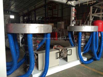 Cina Two Head Film Blowing Machine High Output Extrusion Blow Moulding Machine in vendita