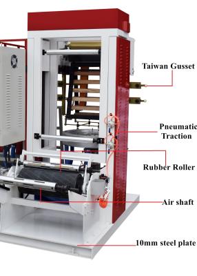 Cina High speed small size film blowing  machine plastic PE/ HDPE/LDPE  blown film extruder machine in vendita