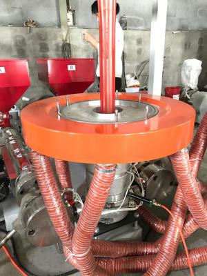 Cina Cheapest price aba plastic film extruder roll making machine double-screw in vendita