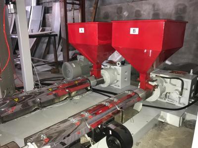 Cina Cheapest price aba plastic film extruder roll making machine double-screw in vendita