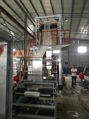 Cina High quality ABA Three Layer Co-extrusion PE Plastic Biodegradable Film Blowing Machine Price in vendita