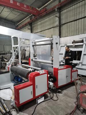 Cina Three layer 100%biodegradable plastic pe hdpe ldpe lldpe aba film blowing machine price in vendita