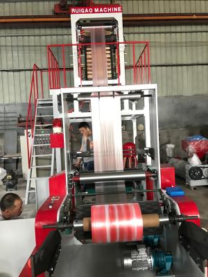 Cina New Condition Customized Single-screw Screw Design High efficiency monolayer blown film machine price in vendita