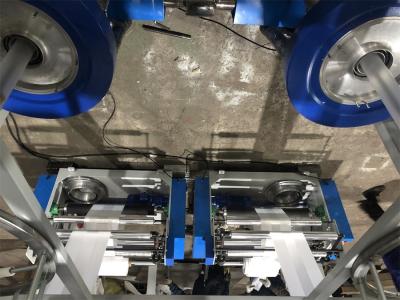 Cina HDPE LDPE Shopping Bag Garbage Bag Double Die Film Blowing Extruder Machine in vendita