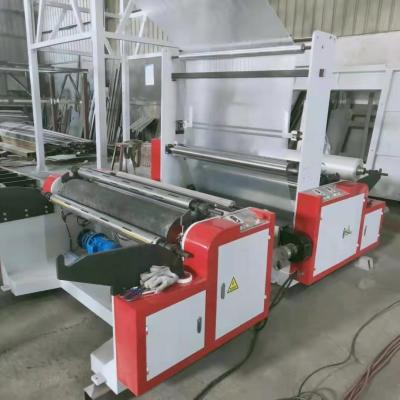 Cina High speed three layer pla pbat hdpe ldpe film blow extruding machine price in vendita