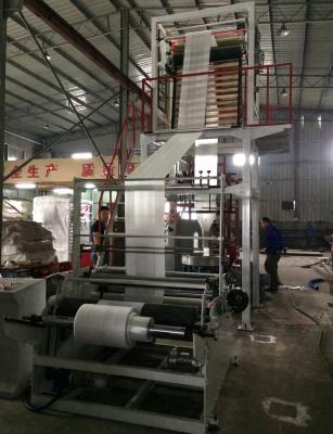 Cina 3 layer HDPE LDPE PE plastic Biodegradable blown extruder machine price in vendita