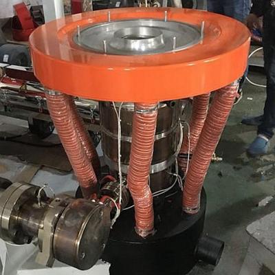 Cina ABA 3-layer Blown Film Extrusion Three Layer Co-extrusion Film Blowing Extruder Machine in vendita