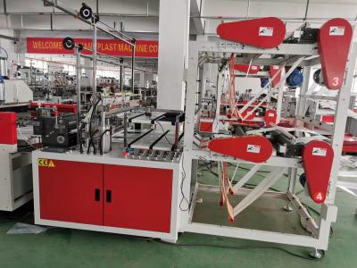 Cina Full automatic poly pe hdpe ldpe carry bag making machine price in vendita