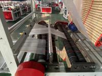 China Fully automatic 6 line High speed Plastic T-shirt Bag Making Machine for sale