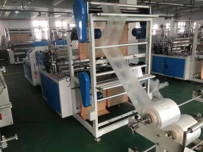 Cina High speed biodegradable plastic poly pe hdpe bag cutting machine price in vendita